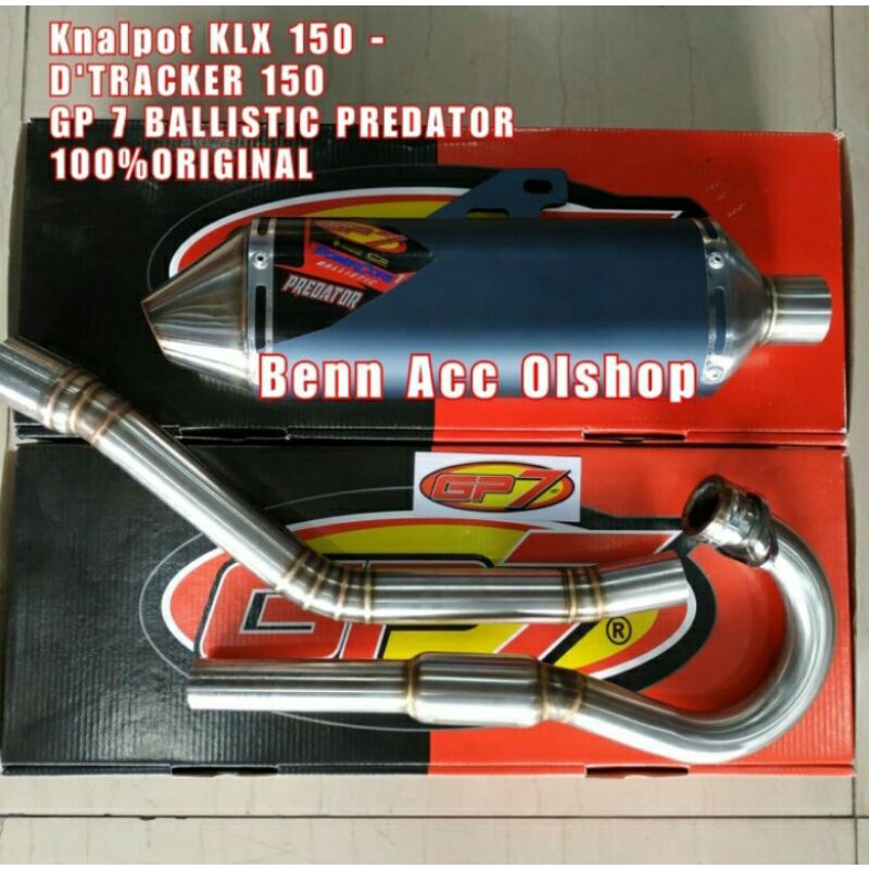 Jual Knalpot GP7 KLX D'TRACKER SERI BALLISTIC PREDATOR 100% ORIGINAL ...