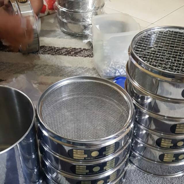 Jual Ayakan untuk farmasi dan alat sipil mesh custome ukuran 20cm 8inch ...