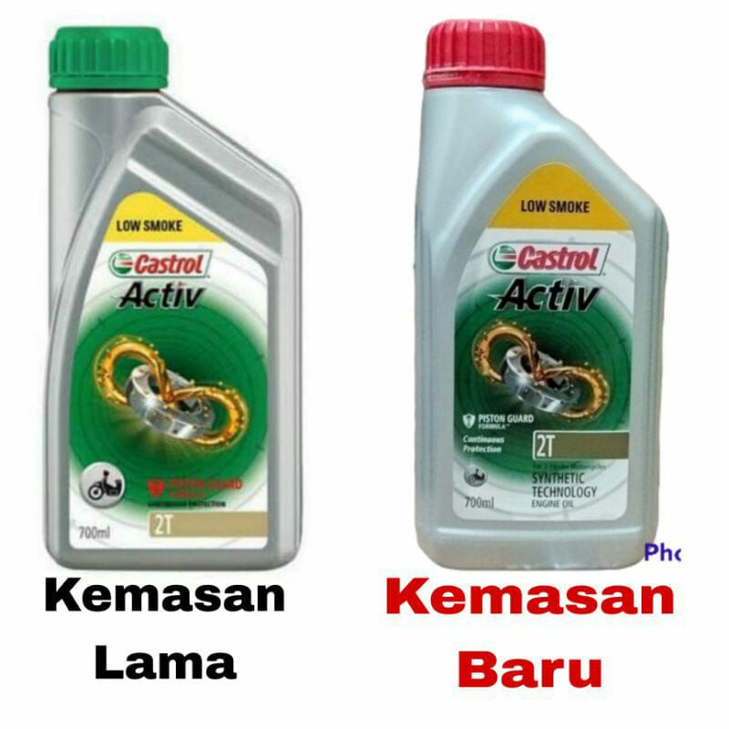 Jual Oli Castrol 2T Motor oil Castrol active Low smoke 0,7L oli samping ...
