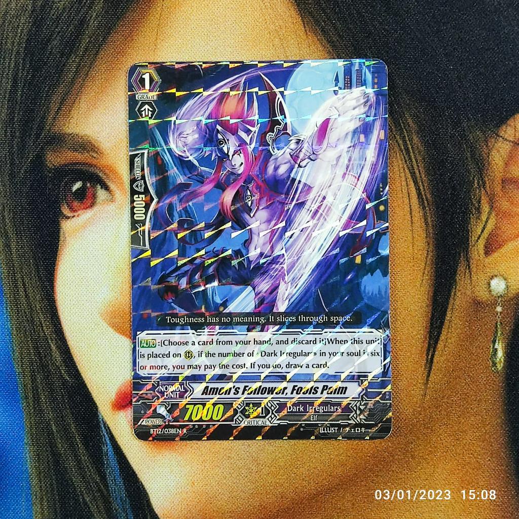 Jual vanguard amon's follower fools palm BT12 R original | Shopee Indonesia