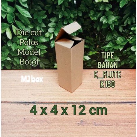 Jual kardus karton uk, 4x4x12 cm.. box corrugated DIE CUT. untuk ...