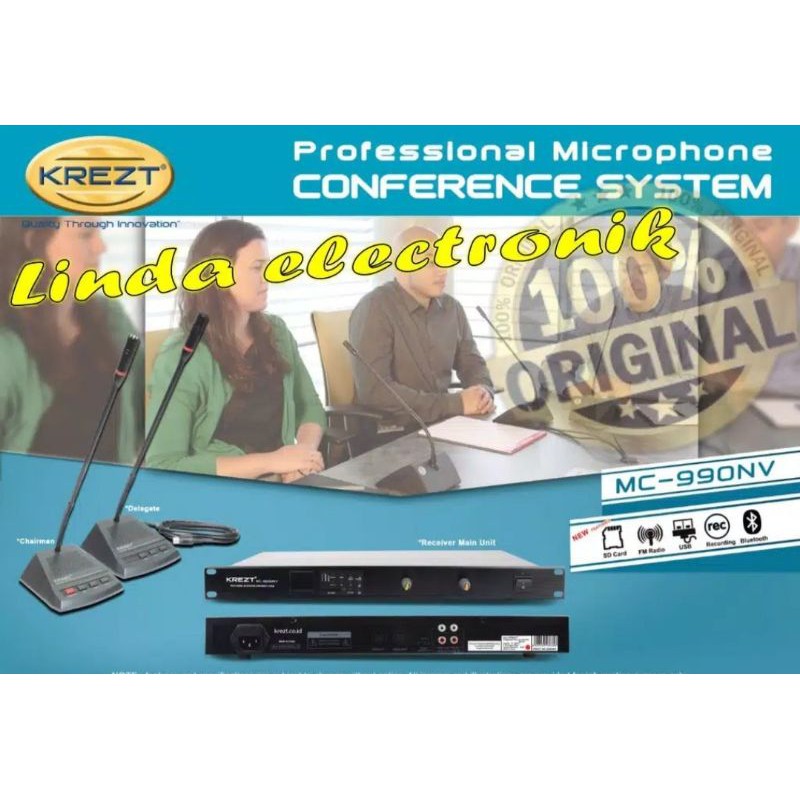 Jual Mic Conference System KREZT MC 990MNV MIC KABEL | Shopee Indonesia