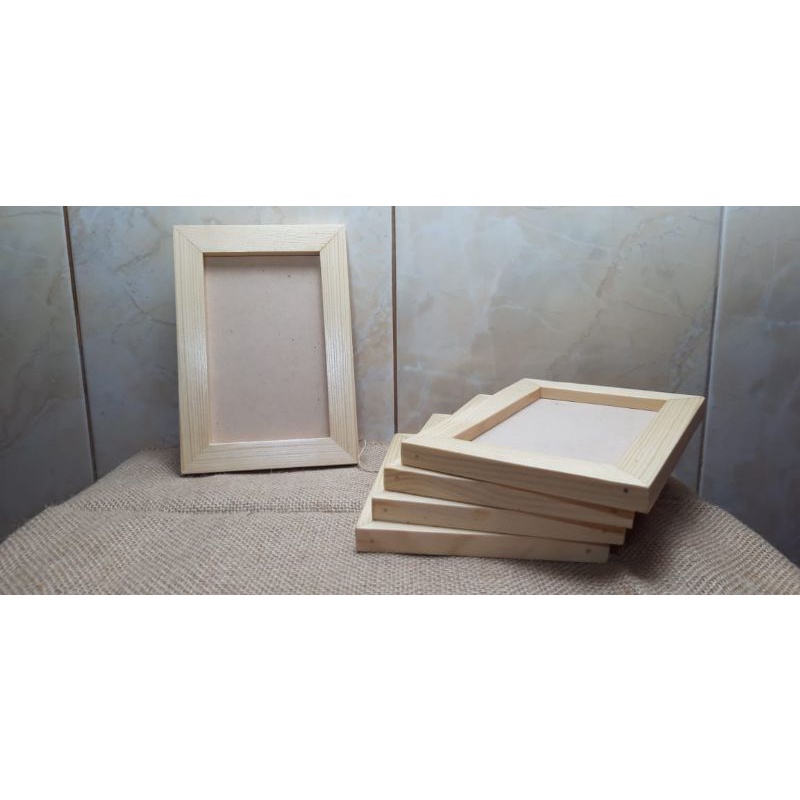 Jual pigura foto kayu, bingkai foto kayu, frame foto kayu, ukuran 4R 10 ...