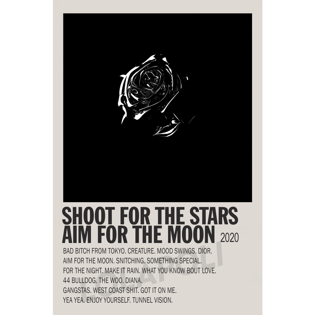 Jual Poster Cover Album Shoots For The Stars Aim For The Moon - Pop ...