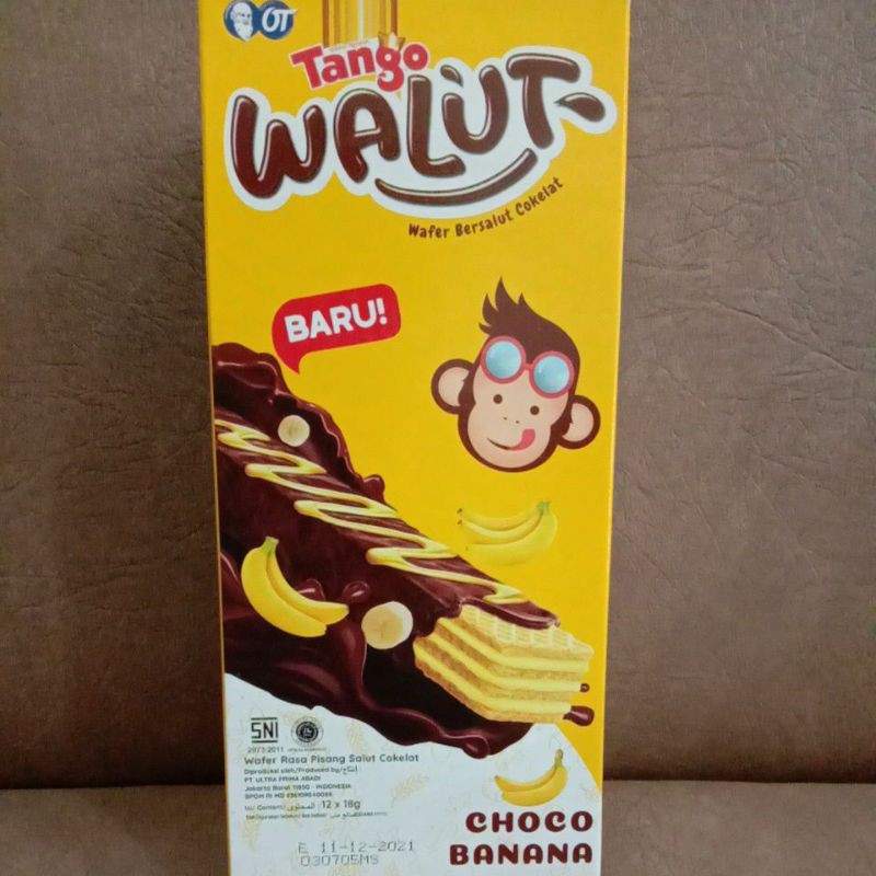 Jual Tango Walut 12x18g/Wafer coklat rasa pisang/Walut OT | Shopee ... Jual Tango Walut 12x18g/Wafer coklat rasa pisang/Walut OT | Shopee ...