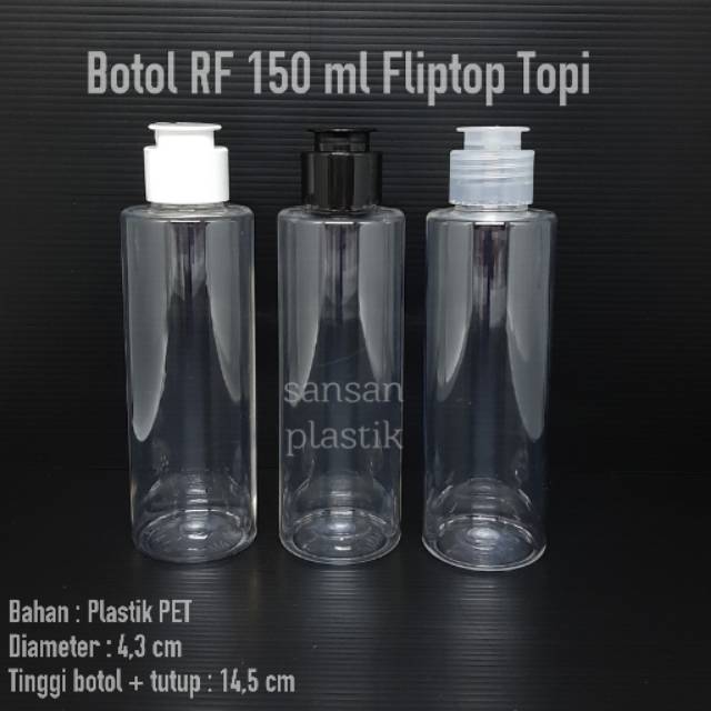 Jual Botol 150 ml RF Fliptop Topi / Botol RF Fliptop Topi 150ml / Botol ...