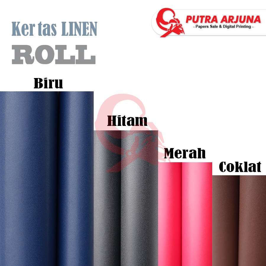 Jual KERTAS LINEN ROLL 120 cm x 16 Meter | Shopee Indonesia