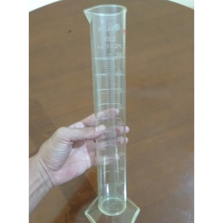 Jual Tabung Gelas Ukur Vitlab 500 ml PMP Untuk Test Density BBM ...