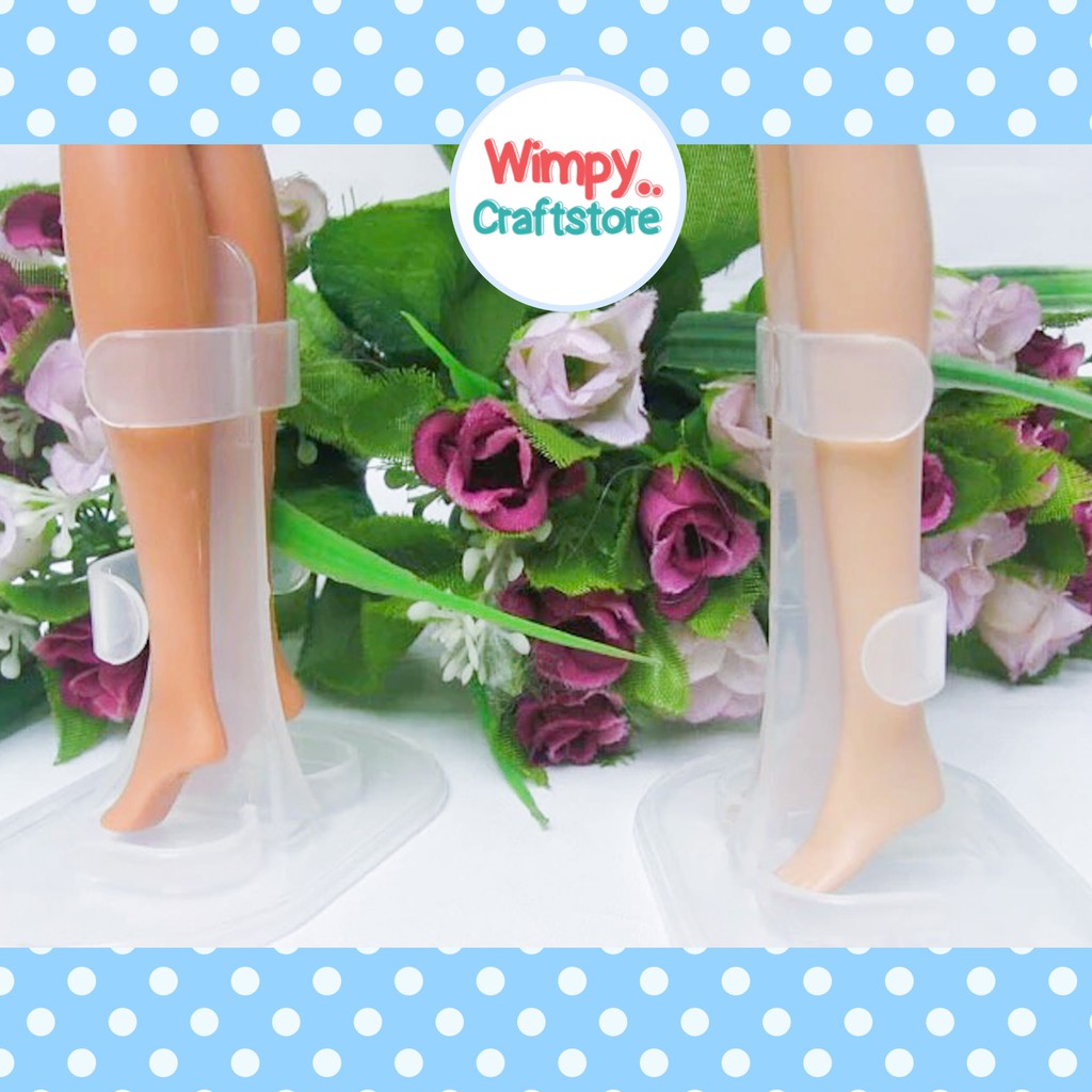 Jual Barbie Standing Alat Berdiri Barbie Stand Aksesoris Barbie Action ...