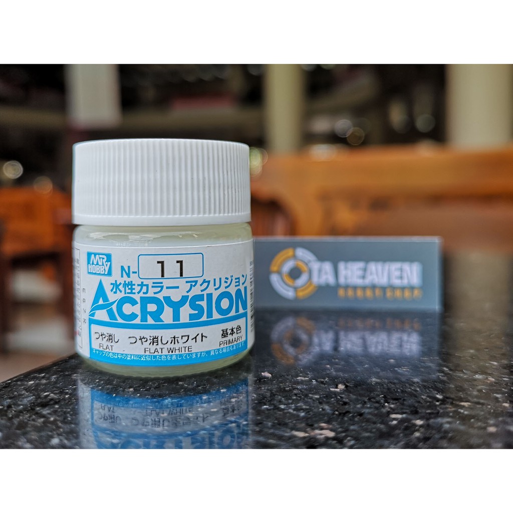 Jual Acrysion N 11 Flat White - Cat Gundam Model Kit Paint | Shopee Indonesia