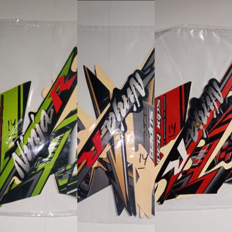 Jual Sticker Striping Kawasaki Ninja R 2014 | Shopee Indonesia