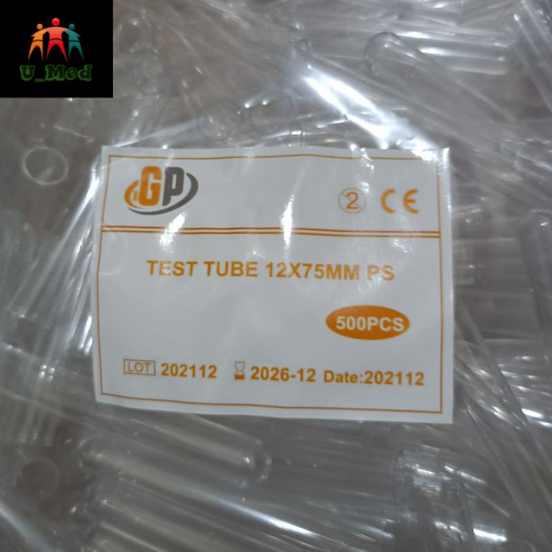 Jual Test Tube Plastik 12×75mm GP / Tabung Reaksi Plastik 12×75mm GP ...