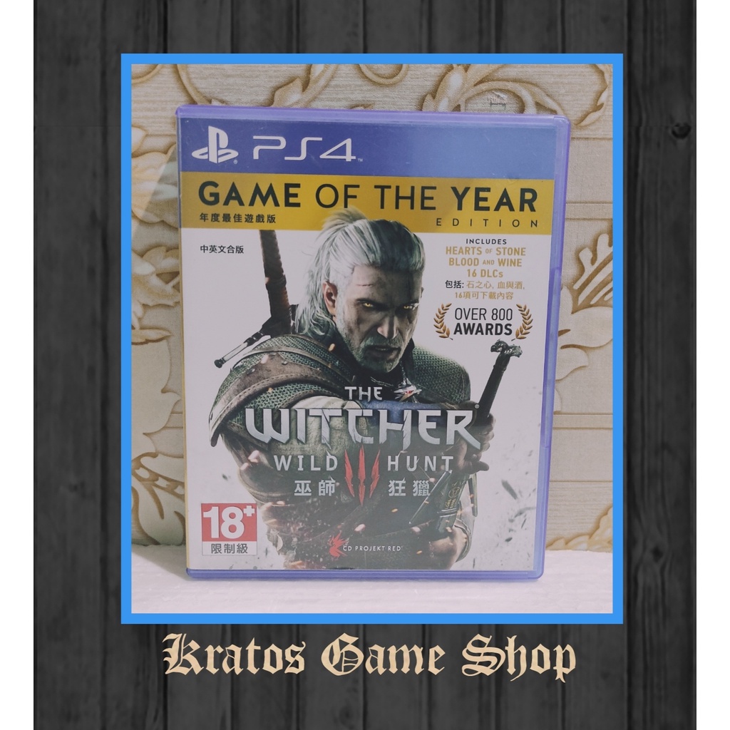 Jual Kaset BD Game PS4 The Witcher Wild Hunt Game Of The Year | GOTY | All DLC | PS5 | Shopee ...
