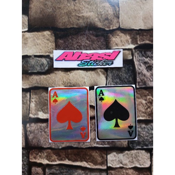 Jual STICKER CUTTING KARTU AS REMI 8 X 6 | Shopee Indonesia