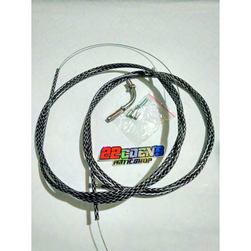 Jual Kabel gas serat hitam 210cm KABEL GAS SERAT CARBON BLACK HARGA 1 ...