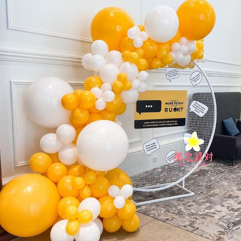 Jual Balloon lemon yellow / Balloon kuning mangga / Balon retro kuning ...