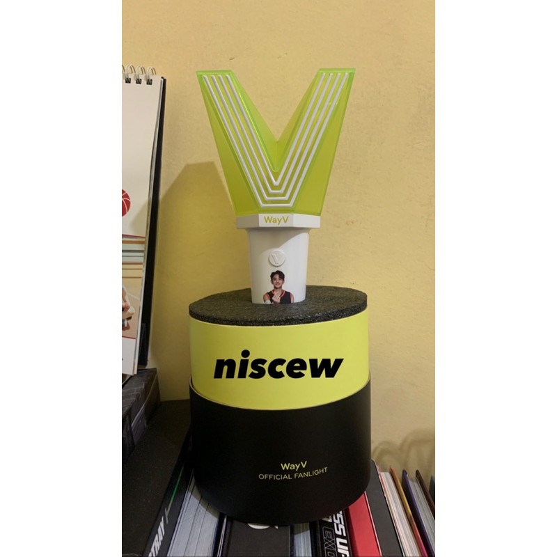 Jual Lightstick LS WayV + Photocard Lucas Awaken Version (set atau ...