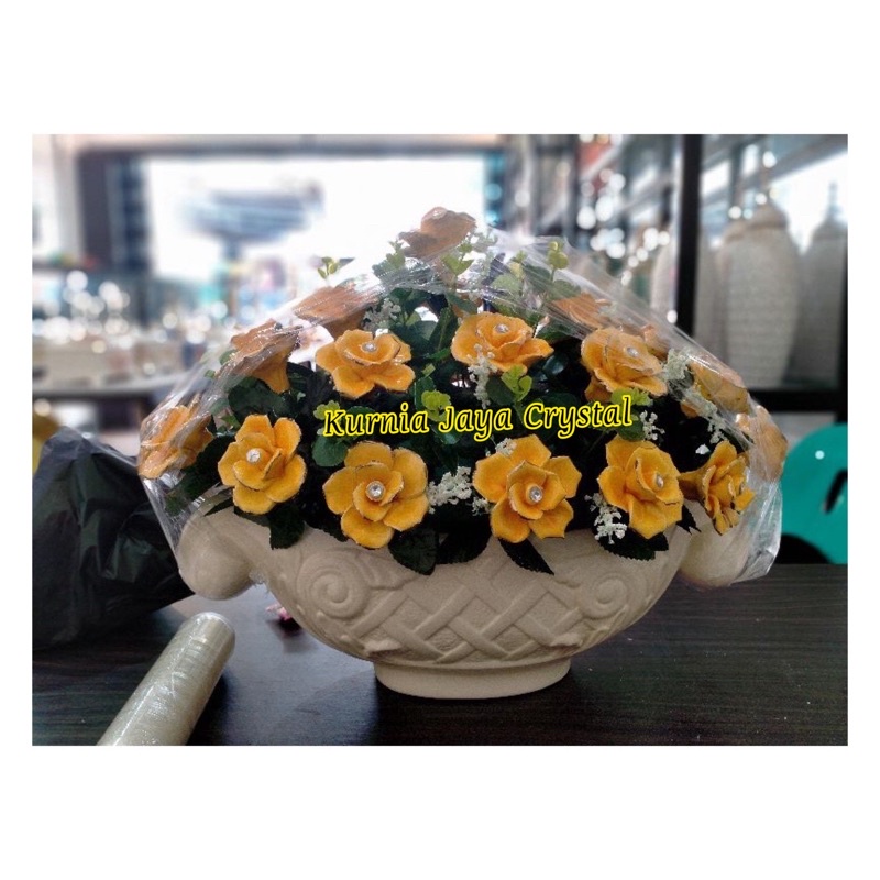 Jual Rangkaian Bunga Keramik Italy Capodimonte | Shopee Indonesia