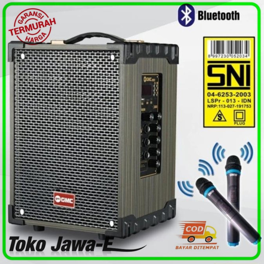 Jual SPEAKER BLUETOOTH GMC 899P/Speaker Portable Bluetooth - FREE 2 BH ...