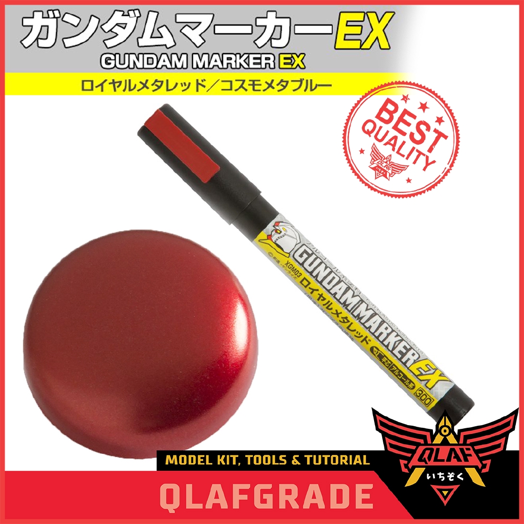 Jual Gundam Marker EX ROYAL METALLIC RED Mr Hobby merah metalik ...