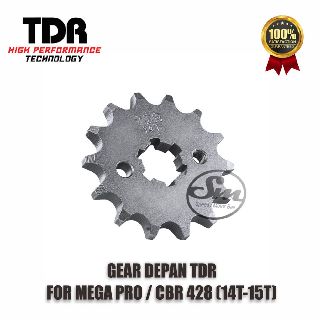 Jual Gear Gir Depan / Front TDR Silver 428 For Mega Pro / CBR - (14-15T ...