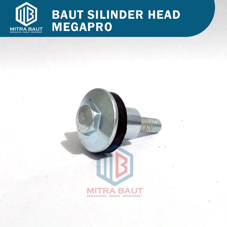 Jual Baut Head Megapro /Baud Tutup Head Cover Mesin/Cylinder Head ...