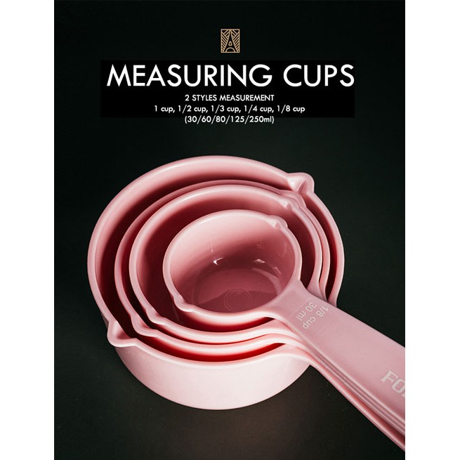 Jual Measuring Cup & Spoon PINK SERIES | Shopee Indonesia