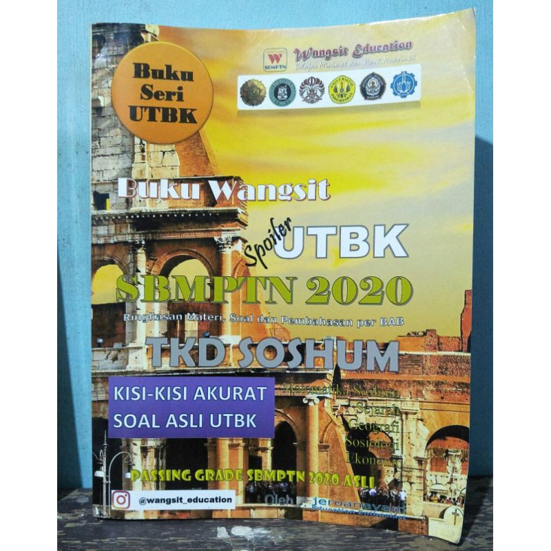 Jual Buku wangsit UTBK SBMPTN 2020 SOSHUM bekas | Shopee Indonesia