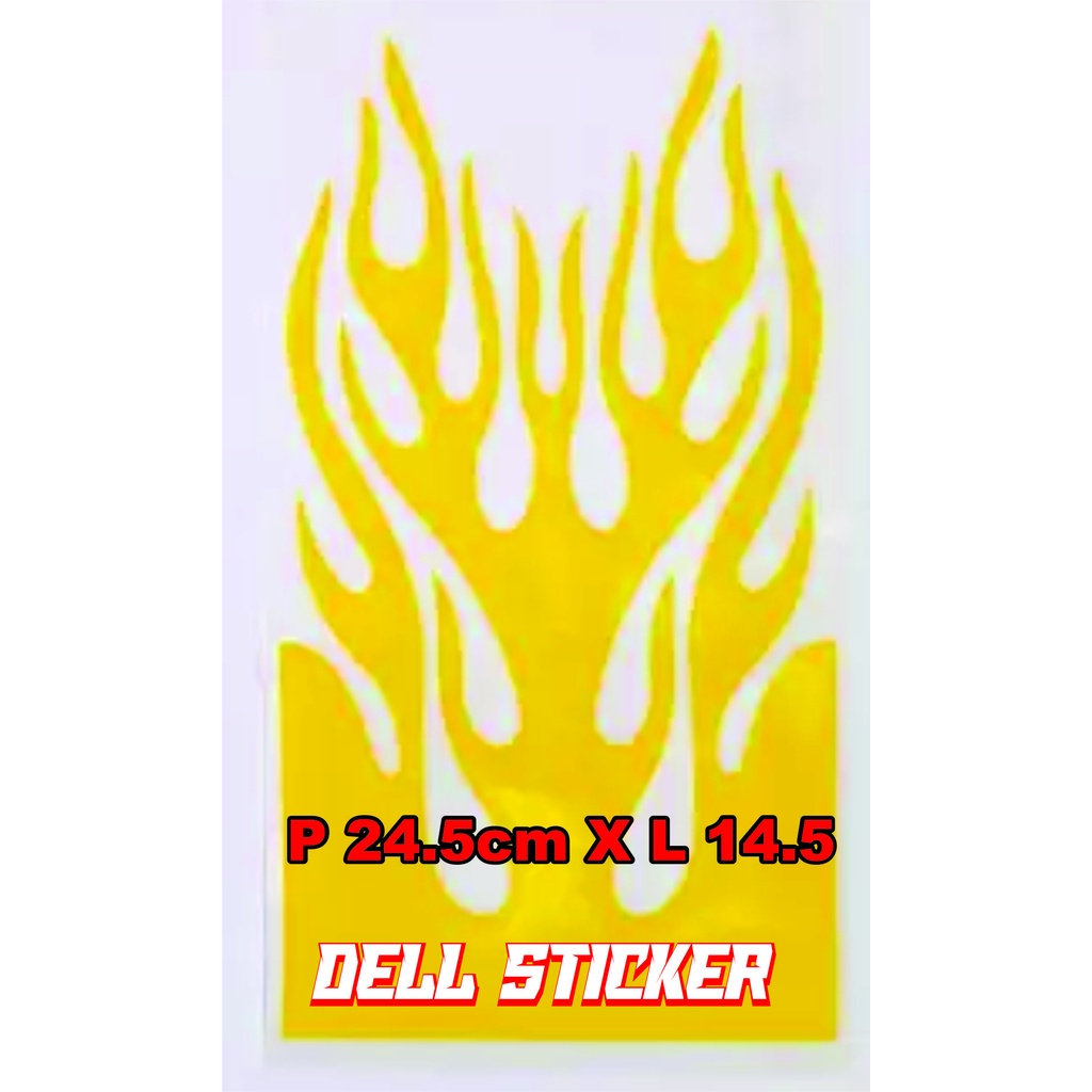 Jual Stiker Spakbor Lidah Api NINJA CB150R BEAT VARIO MIO VEGA SCOOPY ...