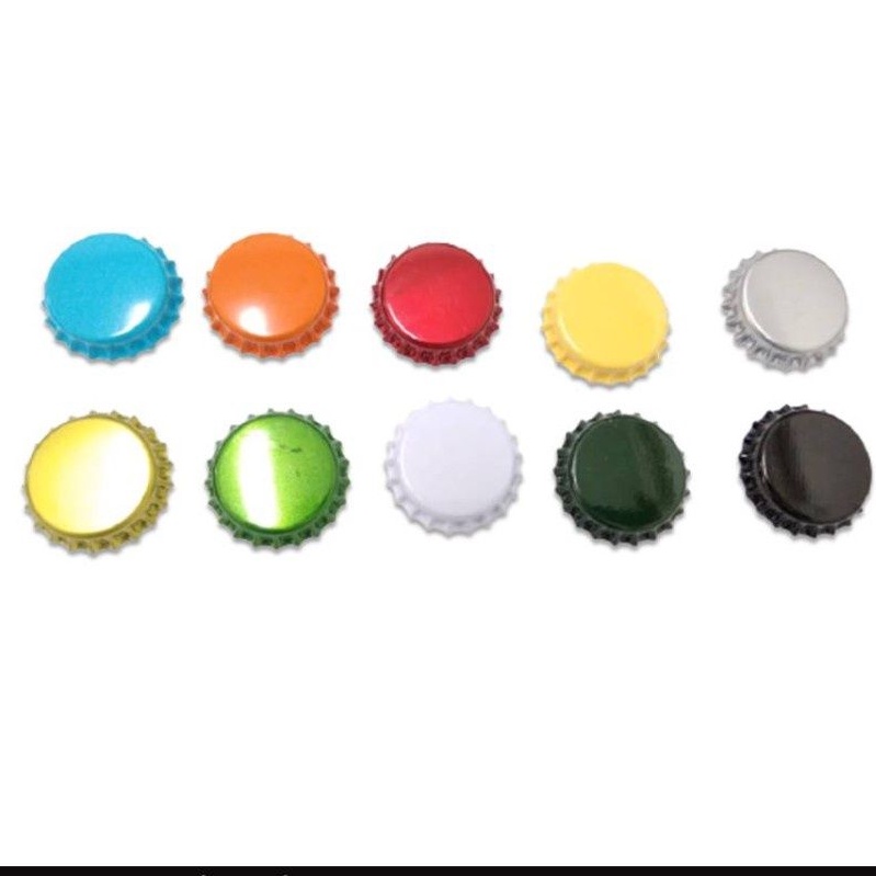 Jual [100 pcs] crown cap tutup botol kaca tutup kempyeng krempyeng ...