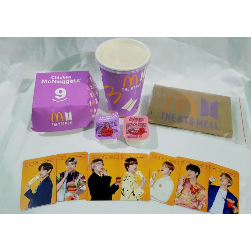 Jual BTS Meal Packaging + Photocard BTS Meal | Shopee Indonesia