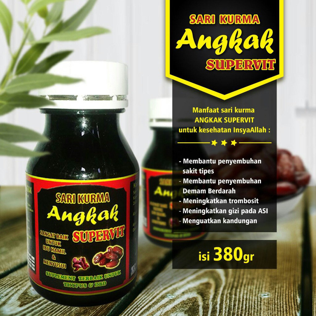 Jual Sari Kurma Angkak Supervit untuk nutrisi ibu menyusui dan ...