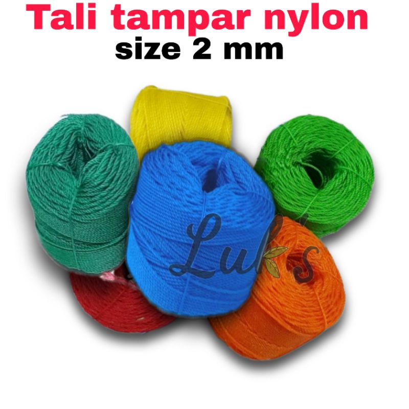 Jual Tali tampar nilon 2mm tambang nylon 2 mm tali serbaguna sawah ...