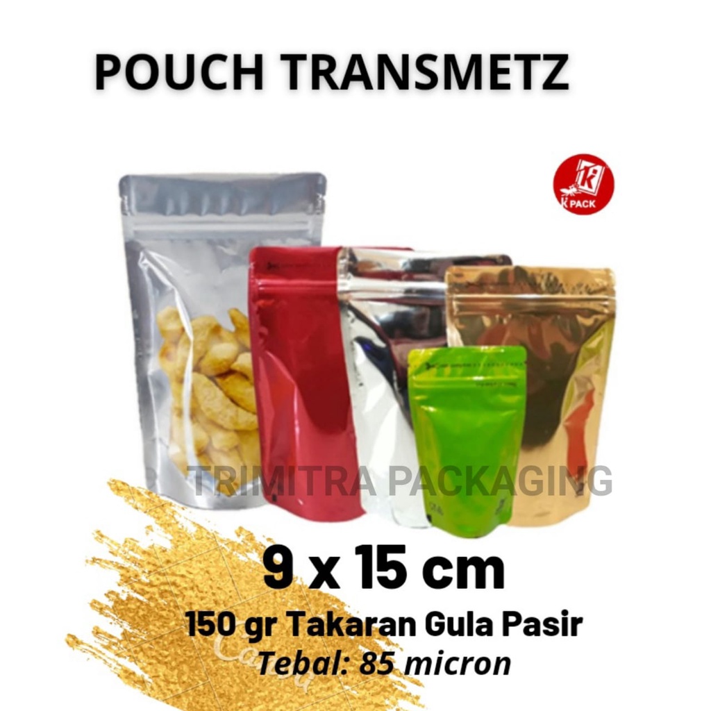 Jual STANDING POUCH KOMBINASI TRANSPARAN 150 GRAM | Shopee Indonesia