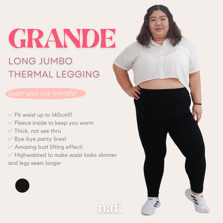 Jual [NAF] Grande Legging Thermal Winter Salju Lebaran JUMBO dengan ...