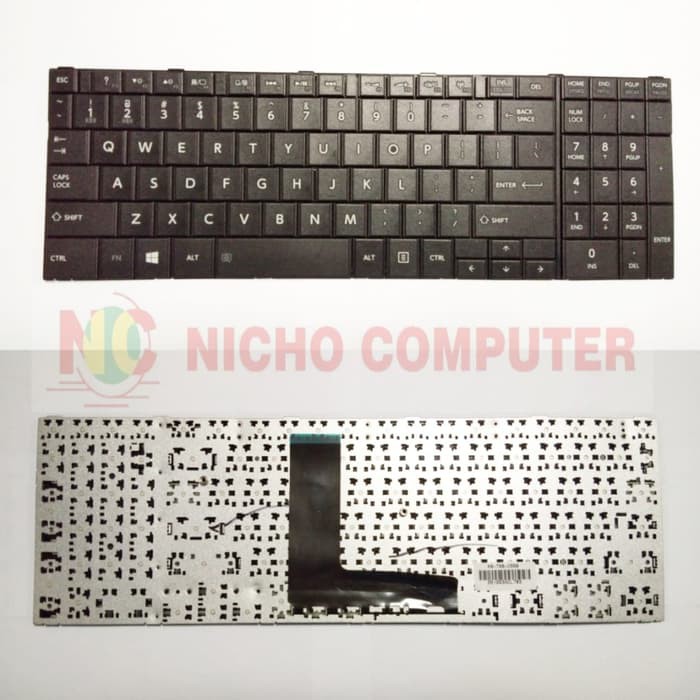 Jual KEYBOARD TOSHIBA C55-B C50-B C55-B C50D-B C55D-B Seri SERIES ...
