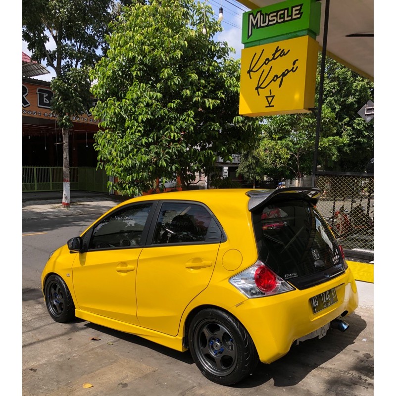 Jual spoiler spoon brio old carbon kevlar | Shopee Indonesia