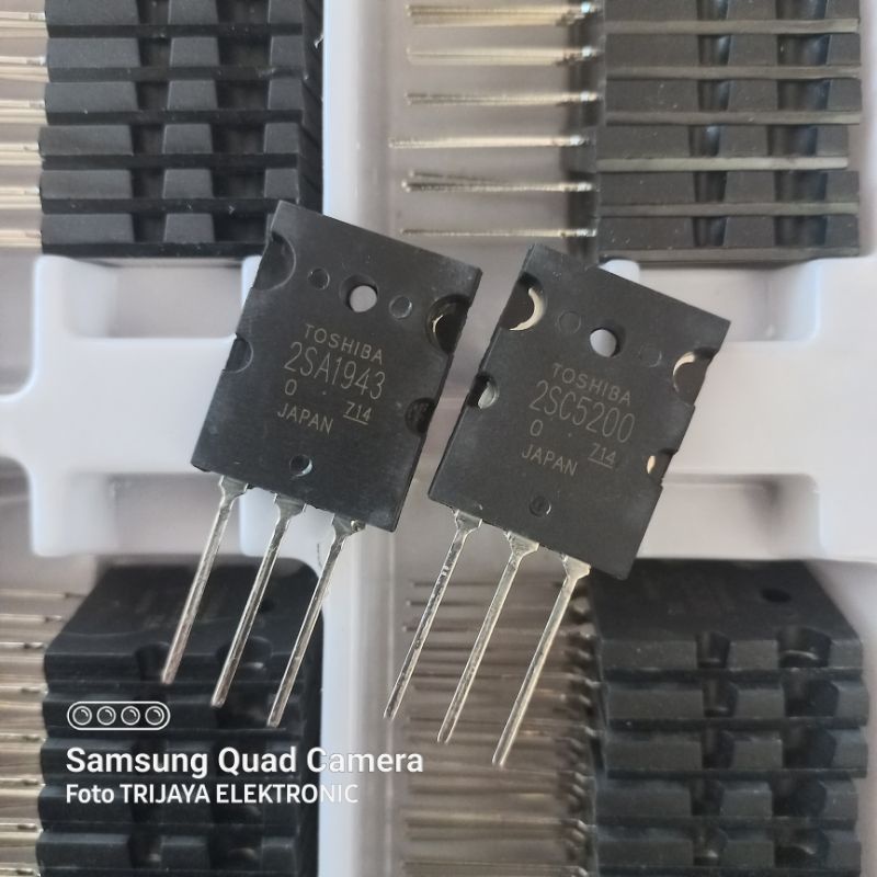 Jual Transistor Final Toshiba C5200 A1943 Original 2SC 5200 2SA 1943 ...