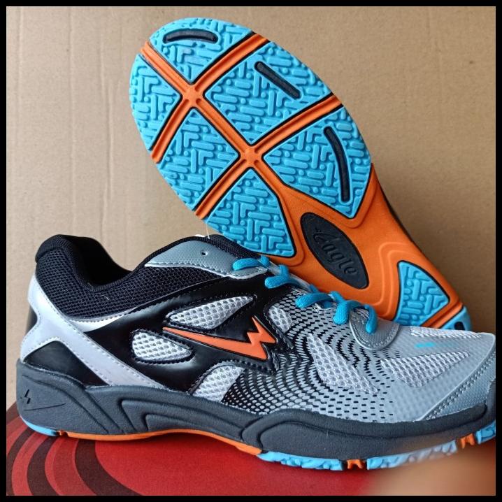Jual Sepatu Original Merk Eagle Tipe Moonlight Abu Muda/Hitam | Shopee ...