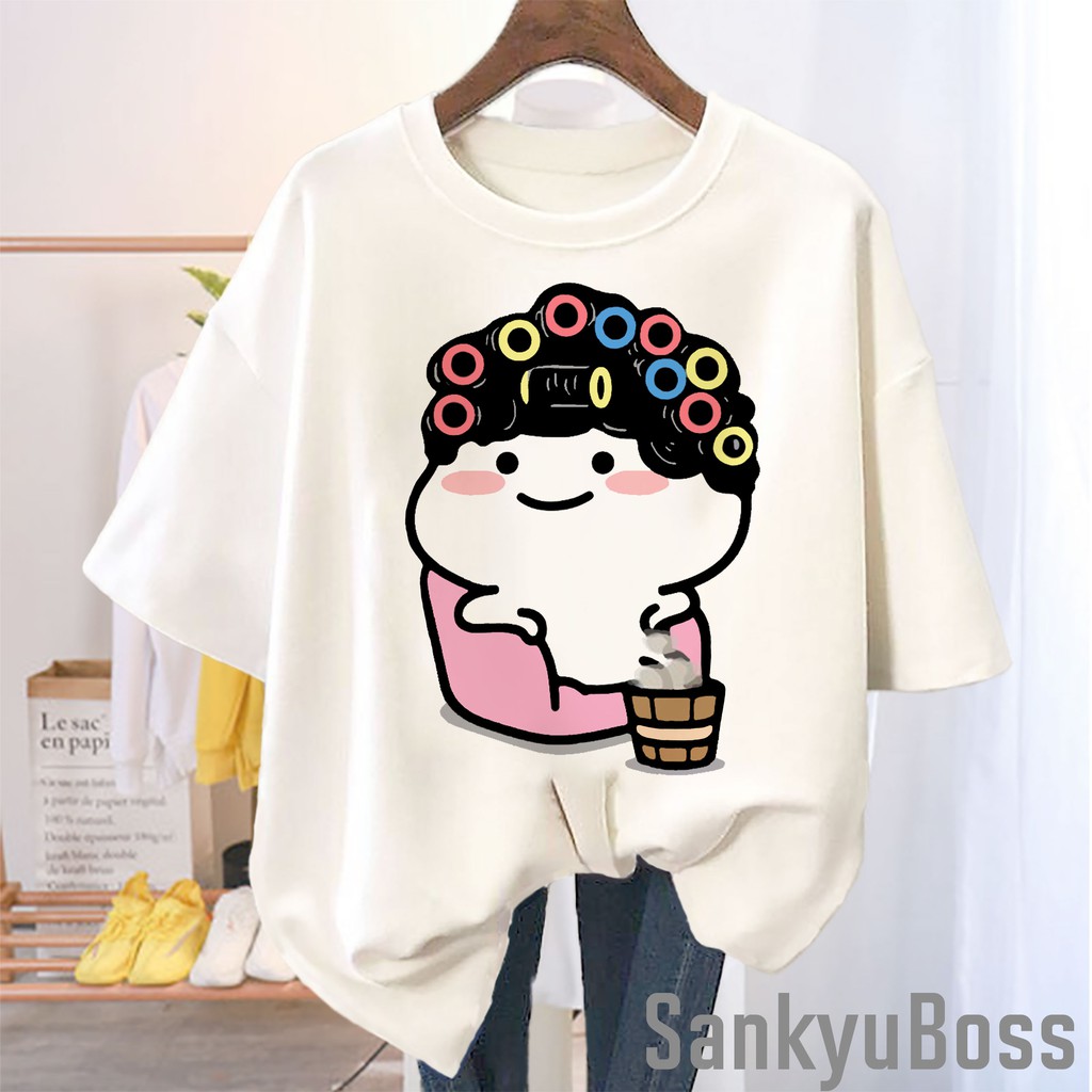 Jual KAOS EMOTE PENTOL AHJUMMA KAOS DISTRO KATUN KAOS WANITA T-SHIRT ...