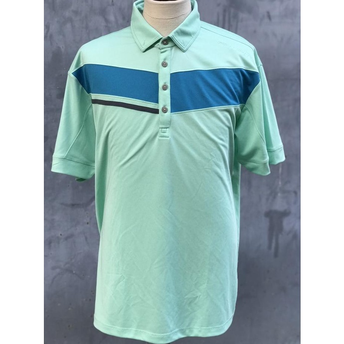 Jual [[COD]] PIN HIGH Golf Polo Shirt Kaos Golf VASHION ICE GREEN ...