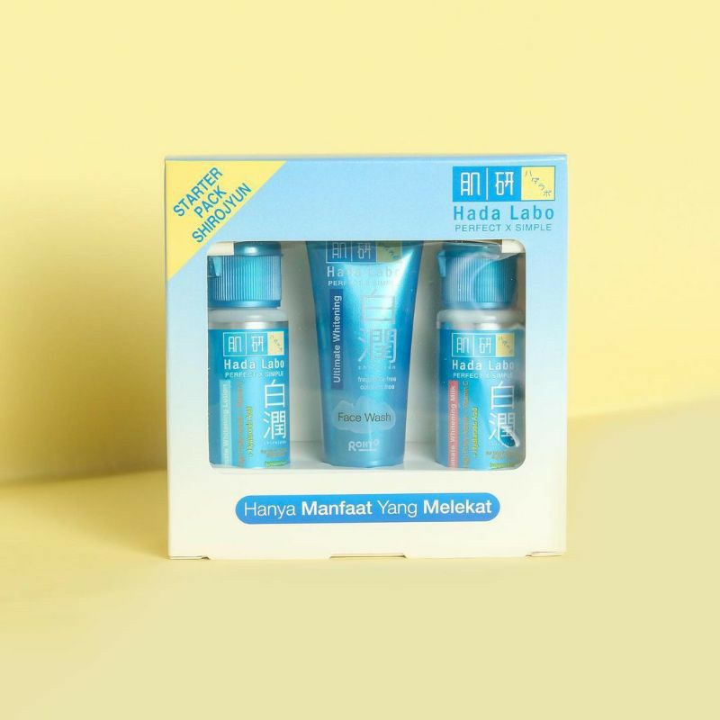 Jual Hada Labo Starter Pack Shirojyun - Whitening (Biru) | Shopee Indonesia