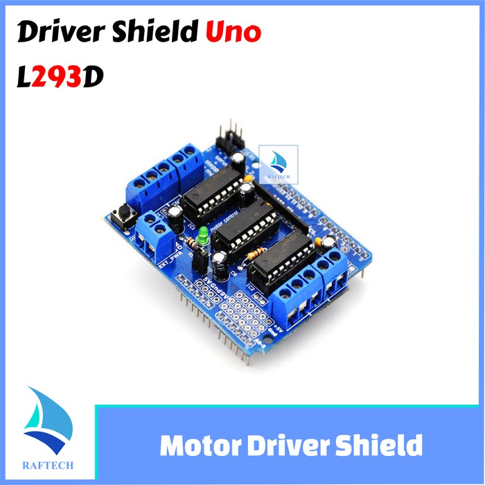 Jual Motor Driver Shield L293D For Arduino Compatible L 293d Arduino ...
