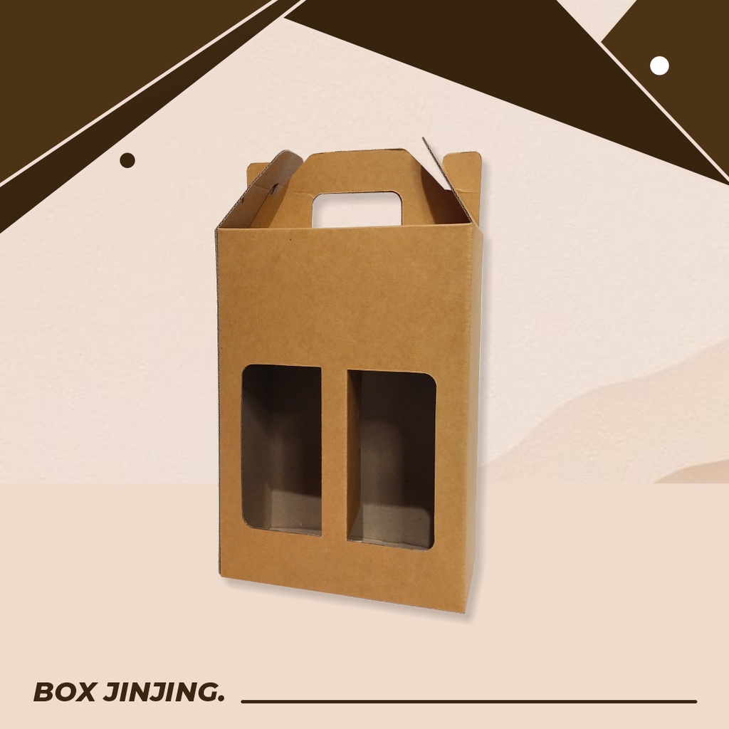 Jual Kardus/Box Jinjing Botol 18 x 9 x 25 cm -Box Jinjing Botol 1 liter ...