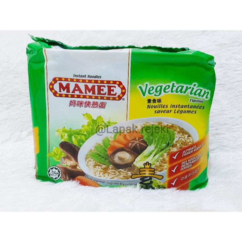 Jual Mamee Vegetarian Mie Instant Vege Perisa Sayuran 5Packs Malaysia ...