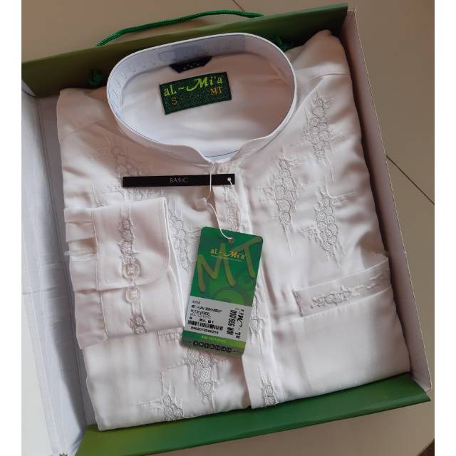 Jual Koko AL MIA PUTIH PANJANG MANSET | Shopee Indonesia