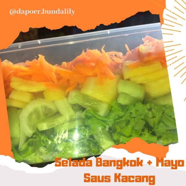 Jual SELADA BANGKOK DENGAN MAYO SAUS KACANG | Shopee Indonesia