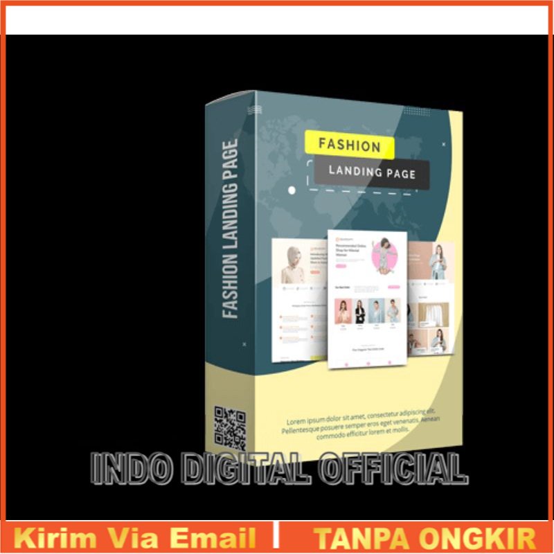 Jual Template Desain Landing Page Elementor FASHIONISTA - WEB JUALAN ...