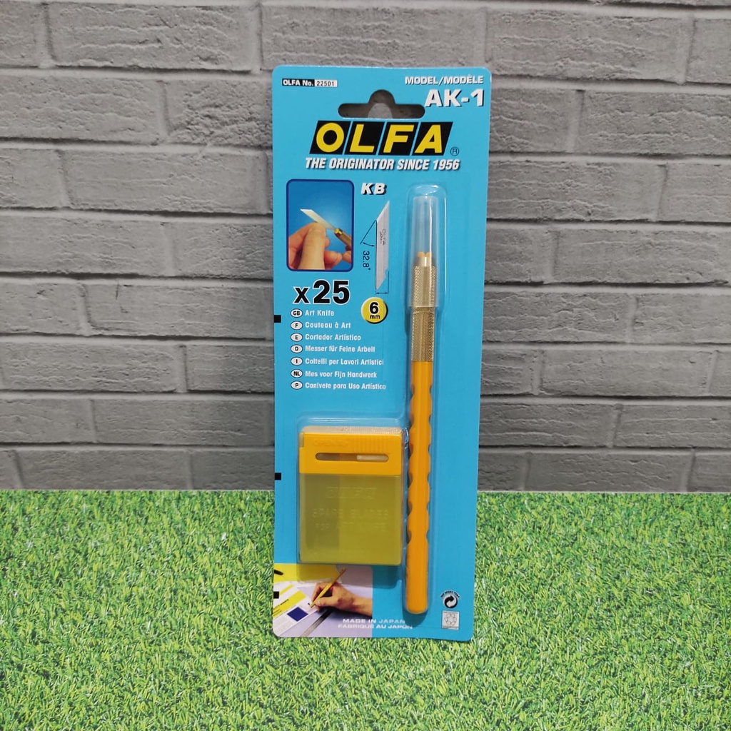 Jual OLFA AK-1 Pisau Cutter Pen Set Termasuk 25pcs Refill Art Knife With 25 Blades | Shopee ...
