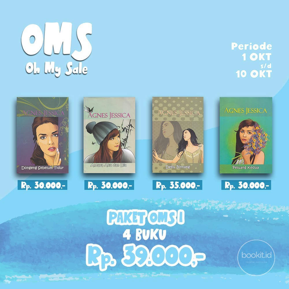 Jual Paket Buku Novel Agnes Jessica OMS 1 | Shopee Indonesia